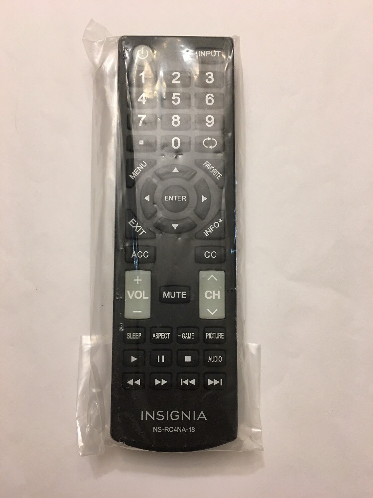 New Original Insignia NS-RC4NA-18 TV Remote Control | eBay