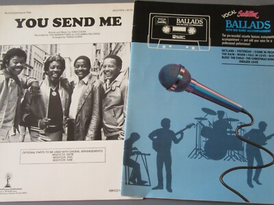 THE MANHATTANS YOU SEND ME Accompaniment Pak Sheet Music + Ballads ...