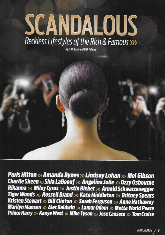 Scandalous Magazine Lindsay Lohan Charlie Sheen Amanda Bynes Sports ...