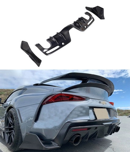 Real Carbon Fiber Rear Bumper Diffuser Lip For Toyota Supra GR A90 MK5 ...