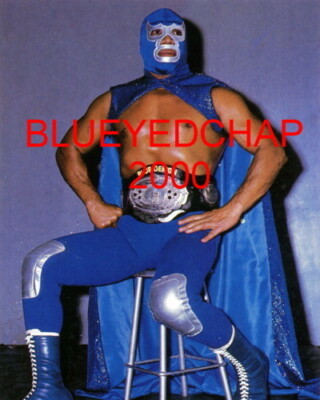 BLUE DEMON WRESTLER 8 X 10 WRESTLING PHOTO NWA | eBay