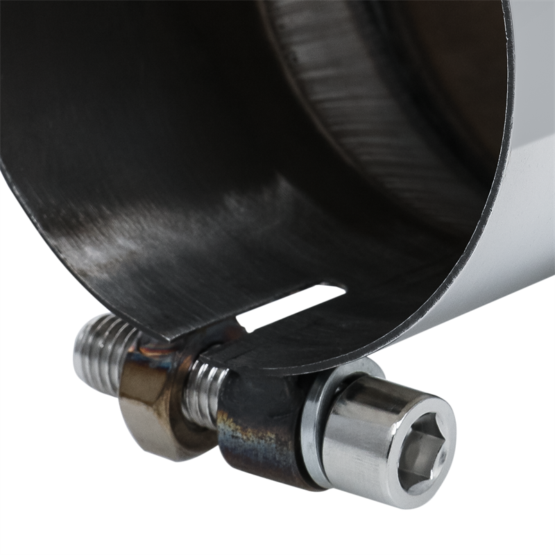 15" Chrome Slant Exhaust Pipe 5" Inlet 7" Outlet Muffler Digonal Cut ...