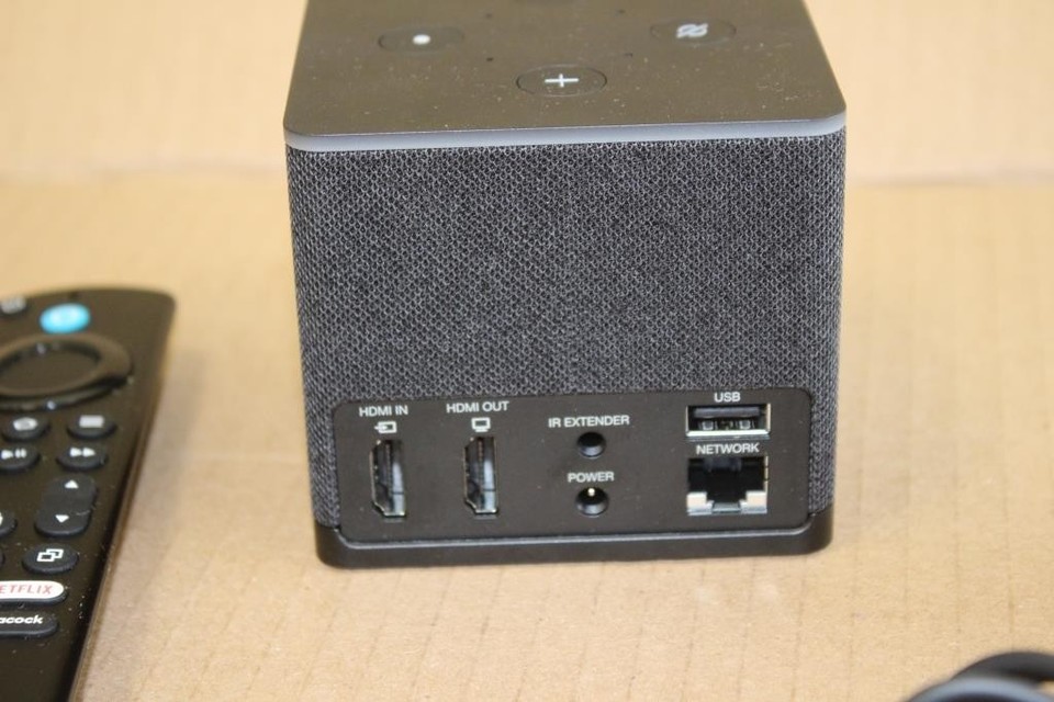 Amazon Fire TV Cube 3rd Gen Model GA5Z9L HDMI Wi-Fi 6E 4K Ultra HD With ...