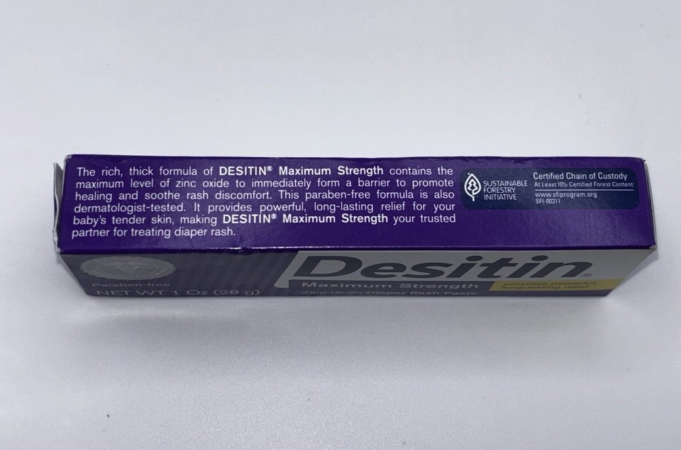 New Desitin Diaper Rash Ointment Desitin Maximum Strength Original ...