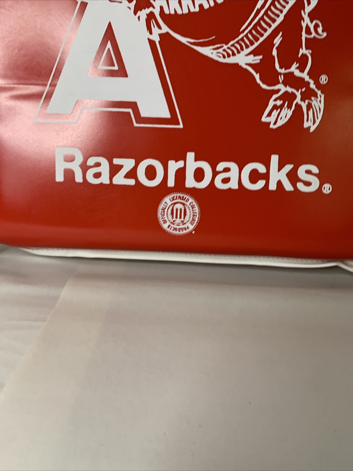 Vintage Arkansas Razorbacks Stadium Padded Seat Cushion Dorm Decor Man ...