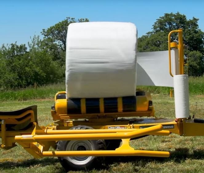 Agtec Premium White Bale Wrap, For Hay and Silage - 1 mil Thickness ...