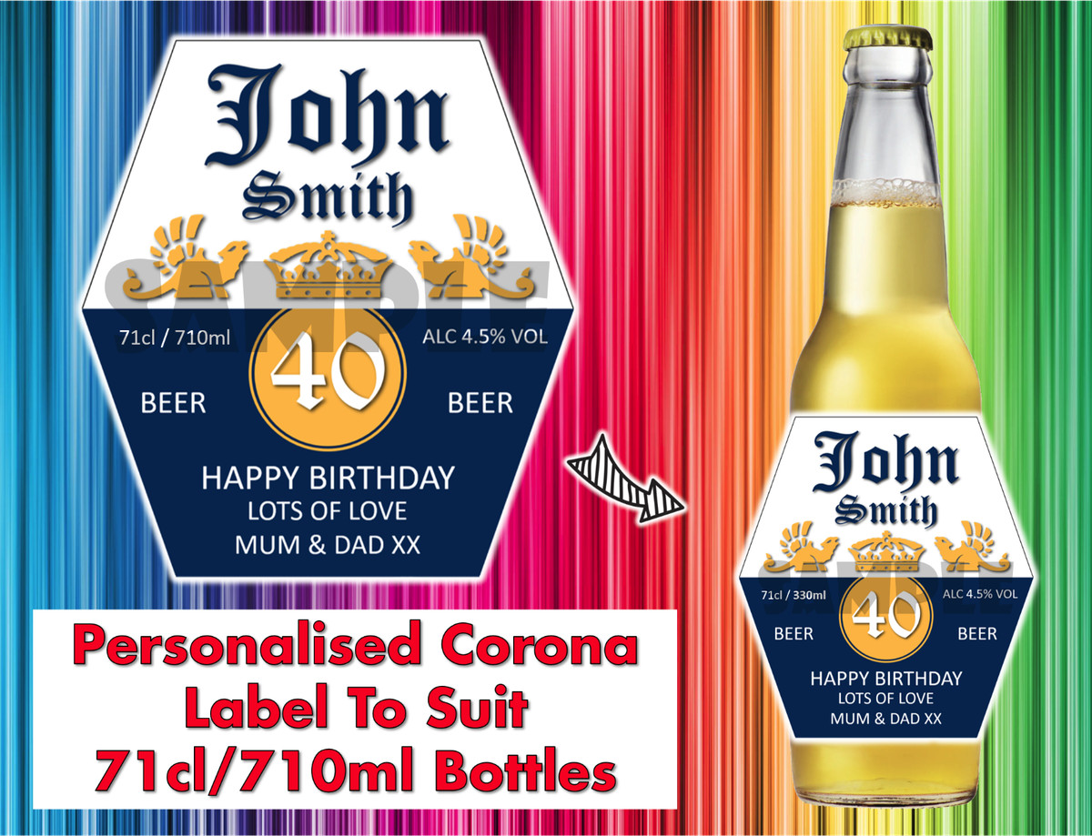 Corona Extra Bottle Label