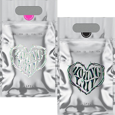 STAYC YOUNG-LUV.COM 2nd Mini Album CD+POSTER+Book+F.Poster+Photo+3 Card ...