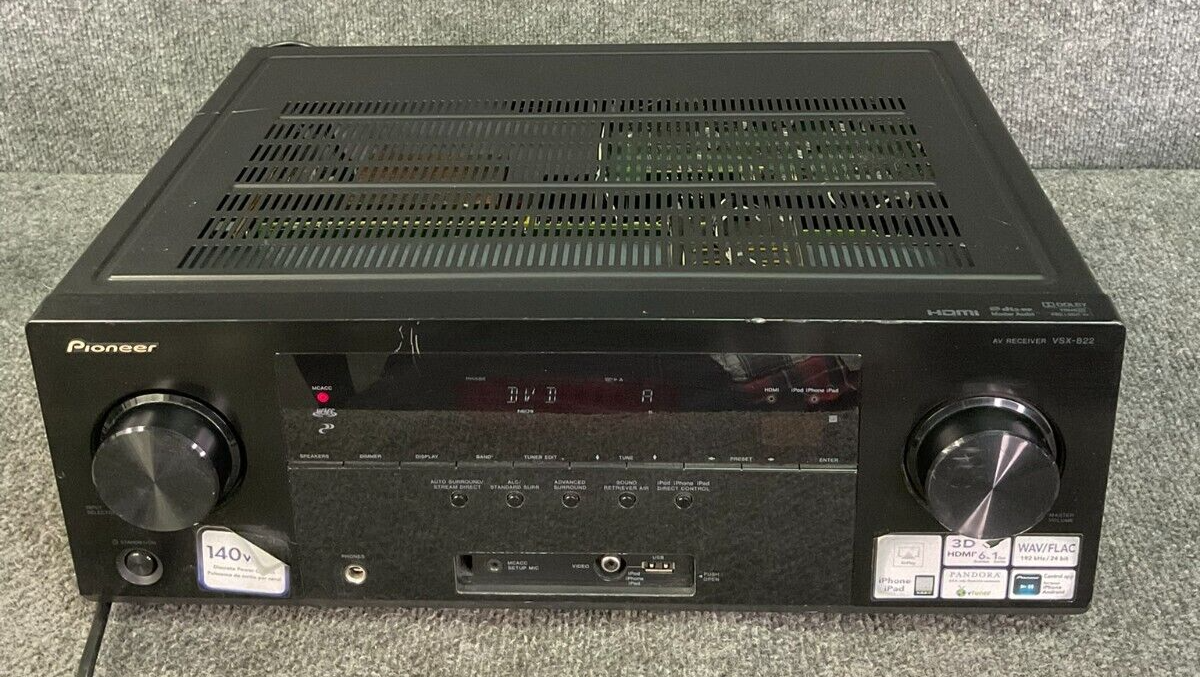 Pioneer VSX 822-K 5.1 Channel 140 Watt Receiver for sale Pioneer VSX 822-K 5.1 Channel 140 Watt Receiver for sale