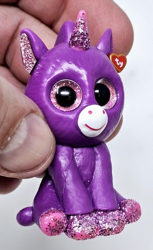 TY Beanie Boos Mini Boo Lot of 4 Tasha Dotty Amethyst Skylar Cute Big ...