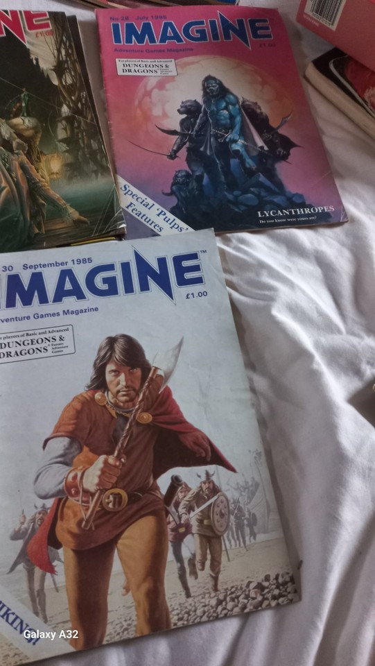LOT OF 5 IMAGINE MAGAZINES TSR AD&D EARLY 1980'S UK | eBay UK
