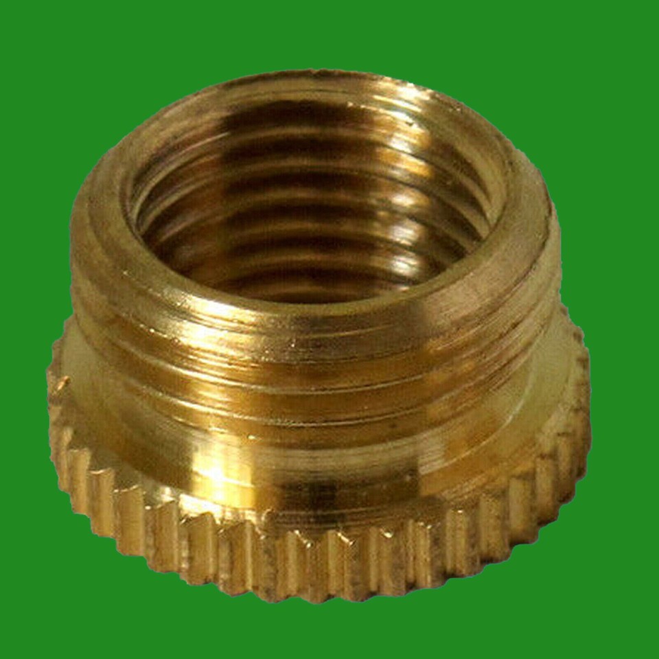 8x 1/2" Male To 10mm Female Brass Lamp Holder M10 Thread Reducer Bush ...