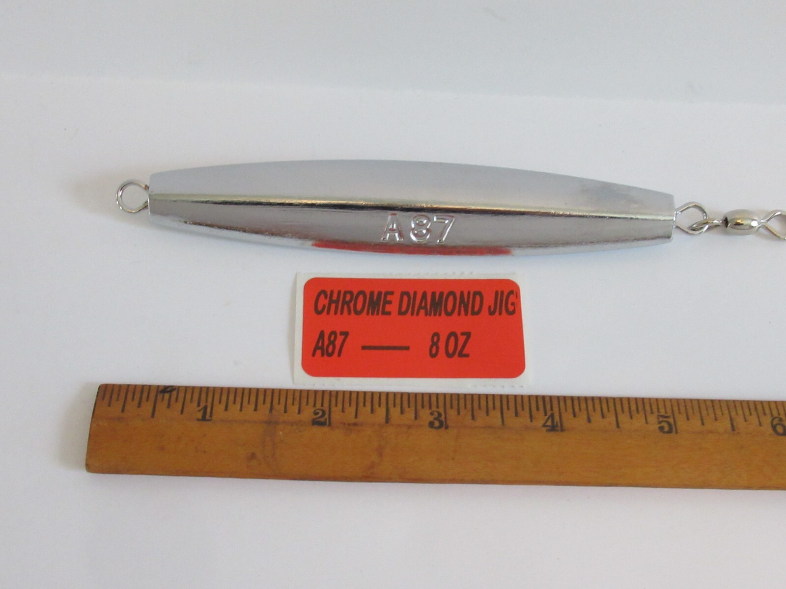 DIAMOND JIGS POLISHED CHROME VERTICAL JIG SALTWATER FISHING LURE CHOOSE ...