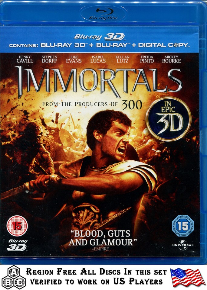 3D Blu-ray Lot Collection - 3D Bluray Movies for 3-D TV & Projectors ...