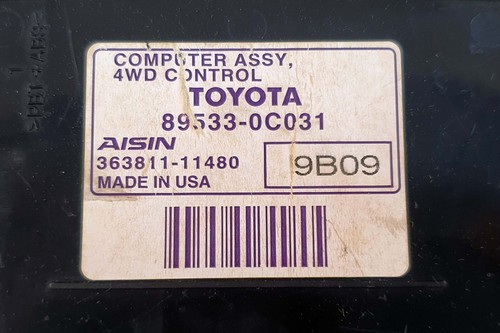 Toyota Tundra 2007-2010 Transfer Case Module 89533-0c031 4wd wheel ...