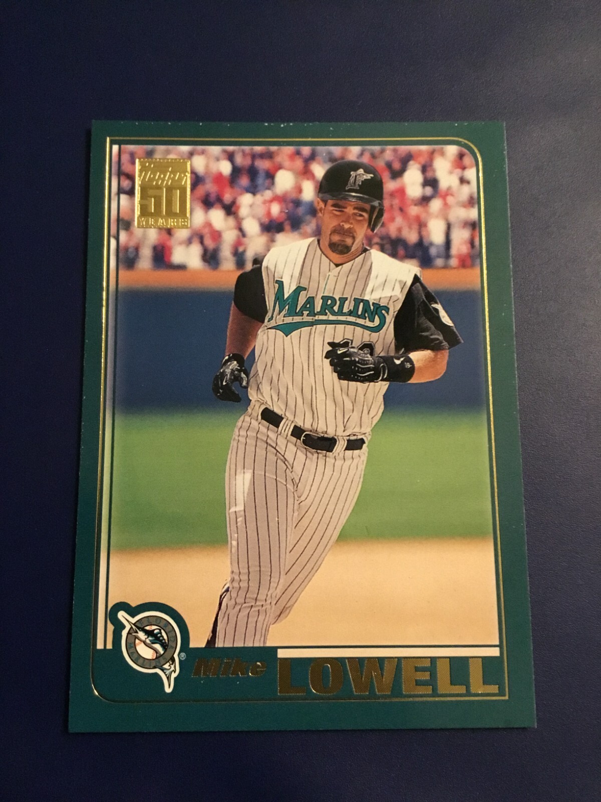2001 Topps # 233 MIKE LOWELL Florida Marlins Baseball Card Great Shape ...