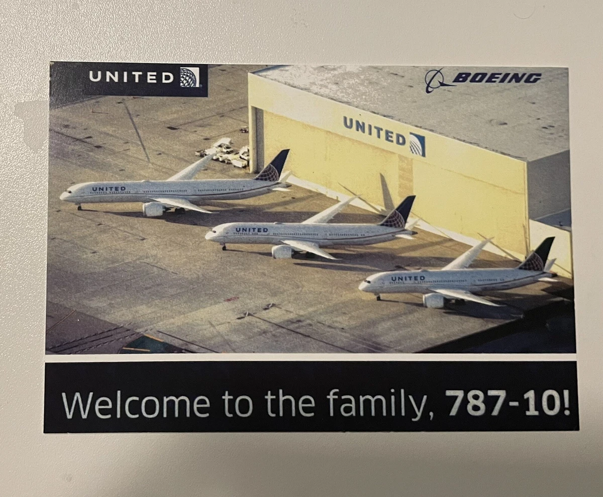 1:130 United Airlines Boeing 787 Airplane Model For Gift