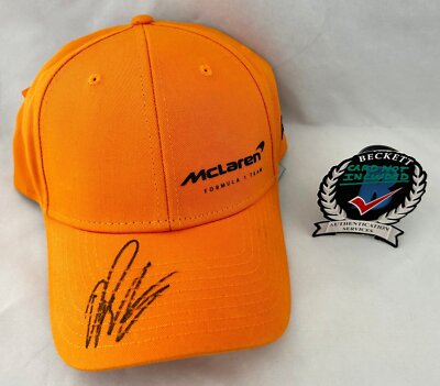 Oscar Piastri Signed Hat McLaren Formula 1 F1 Beckett BAS COA | eBay