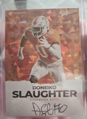 2023 ONIT - On-Card AUTO - Doneiko Slaughter 288/300 Tennessee ...