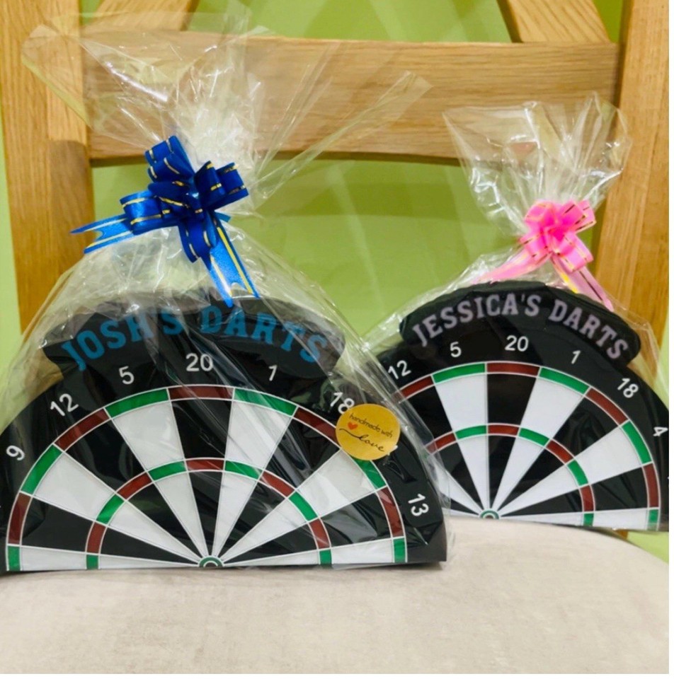 Personalised Darts Holder . Holds Up To 9 Darts . Any Name. Any ...
