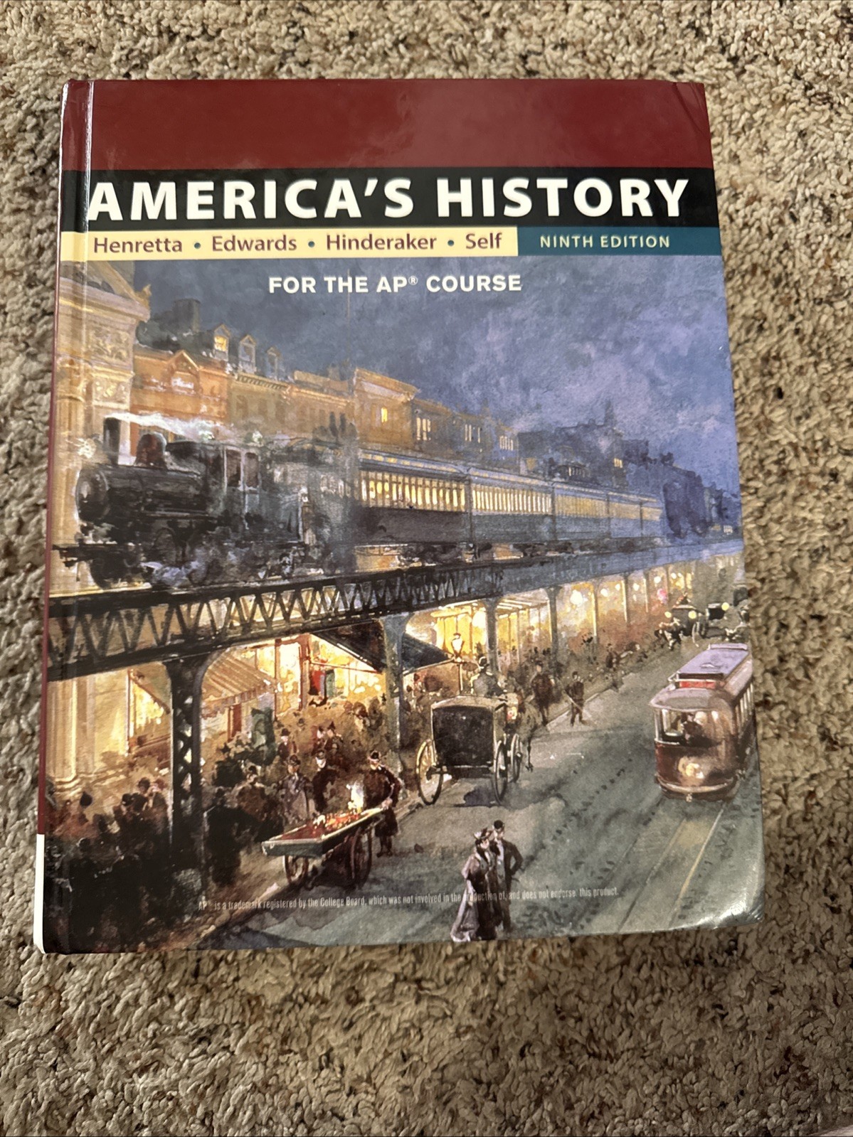 America's History: For - Hardcover, by Henretta James; Hinderaker ...