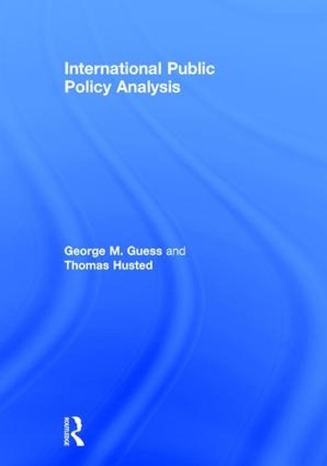 International Public Policy Analysis by Thomas Husted (English ...