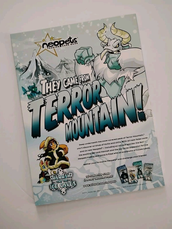 Neopets Official Magazine Issue 7 with Poster Taelia Snow Faerie ...