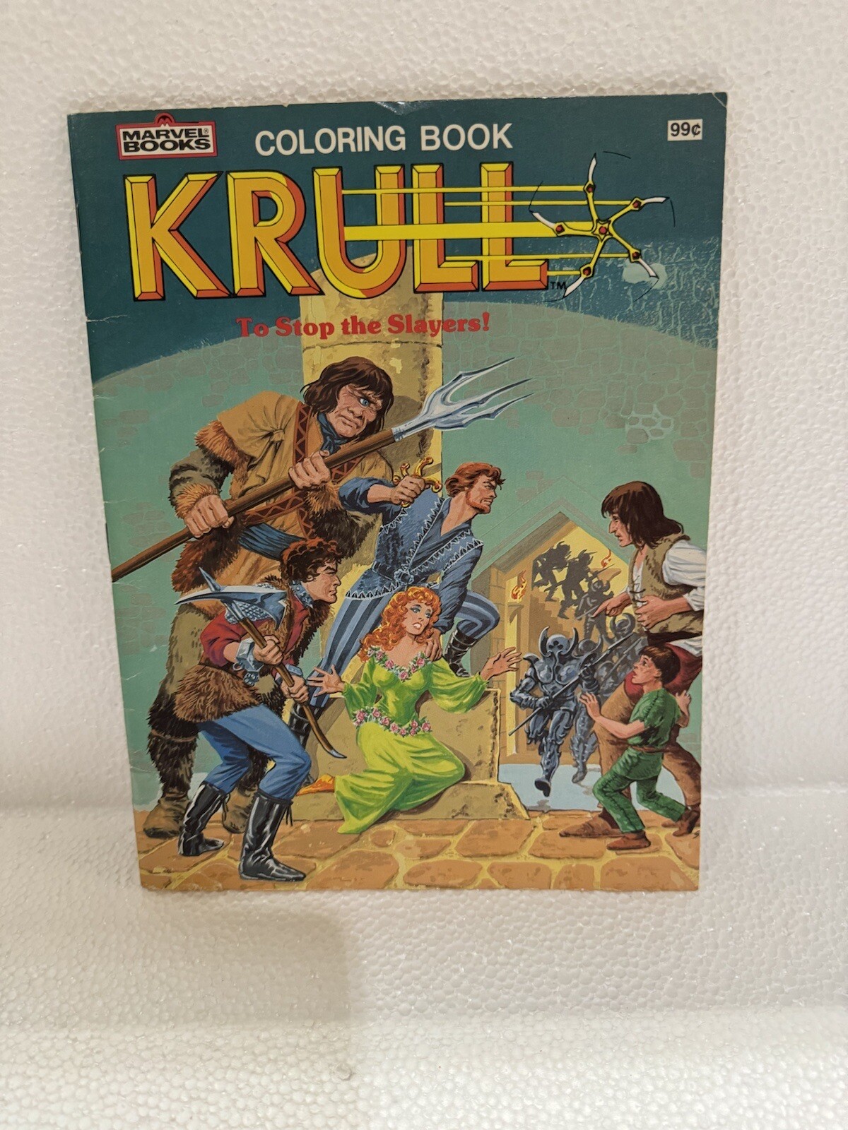 Marvel 1983 KRULL To Stop the Slayers Coloring Book Vintage Uncolored ...
