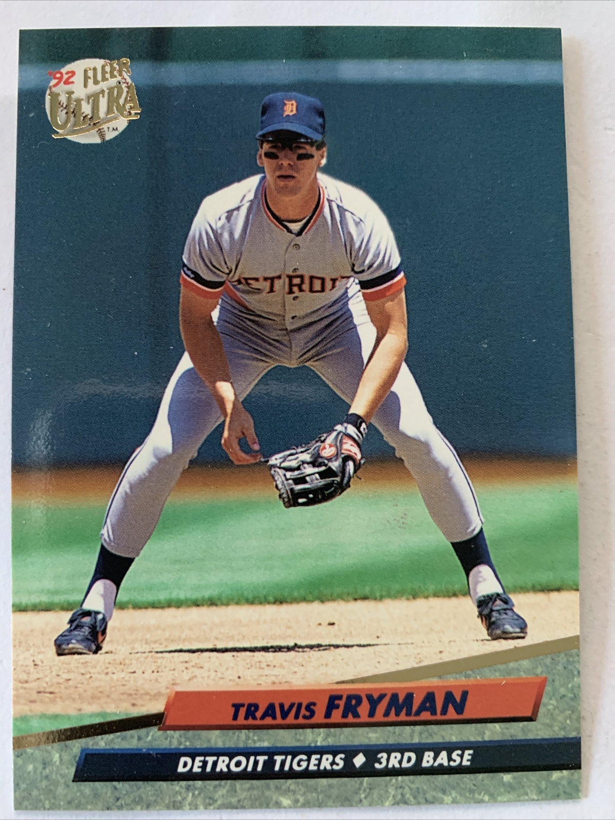 1992 Fleer Ultra Baseball Card #60 Travis Fryman Detroit Tigers NmMt ...
