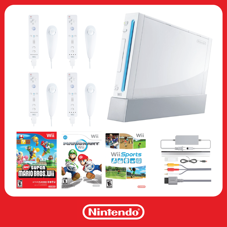 Official Nintendo Wii Game Console ~ Pick ~ Mario Kart, Wii Sports ...