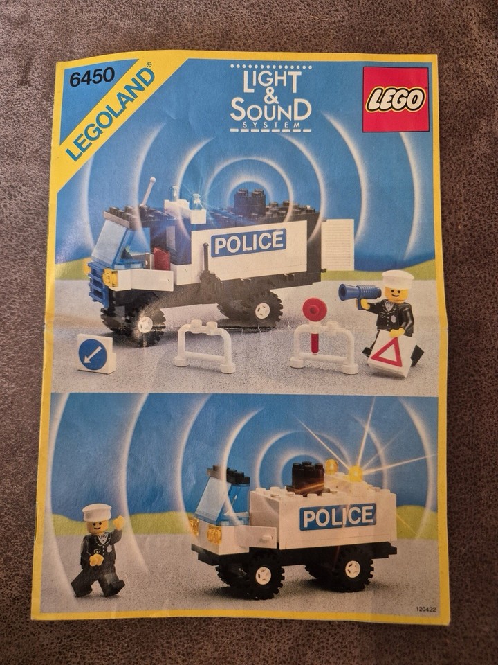 LEGO Mobile Police Truck (6450) 100% Complete With Instructions | eBay