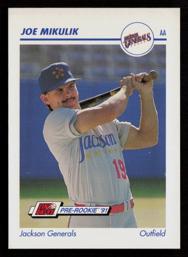 Joe Mikulik 1991 Line Drive AA #570 Jackson Generals Baseball Card | eBay