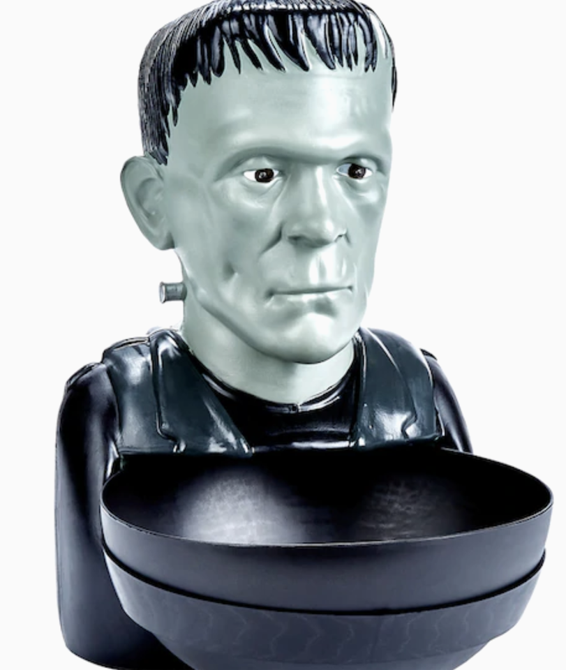 Frankenstein Animated Candy Bowl Halloween Universal Monsters LED ...