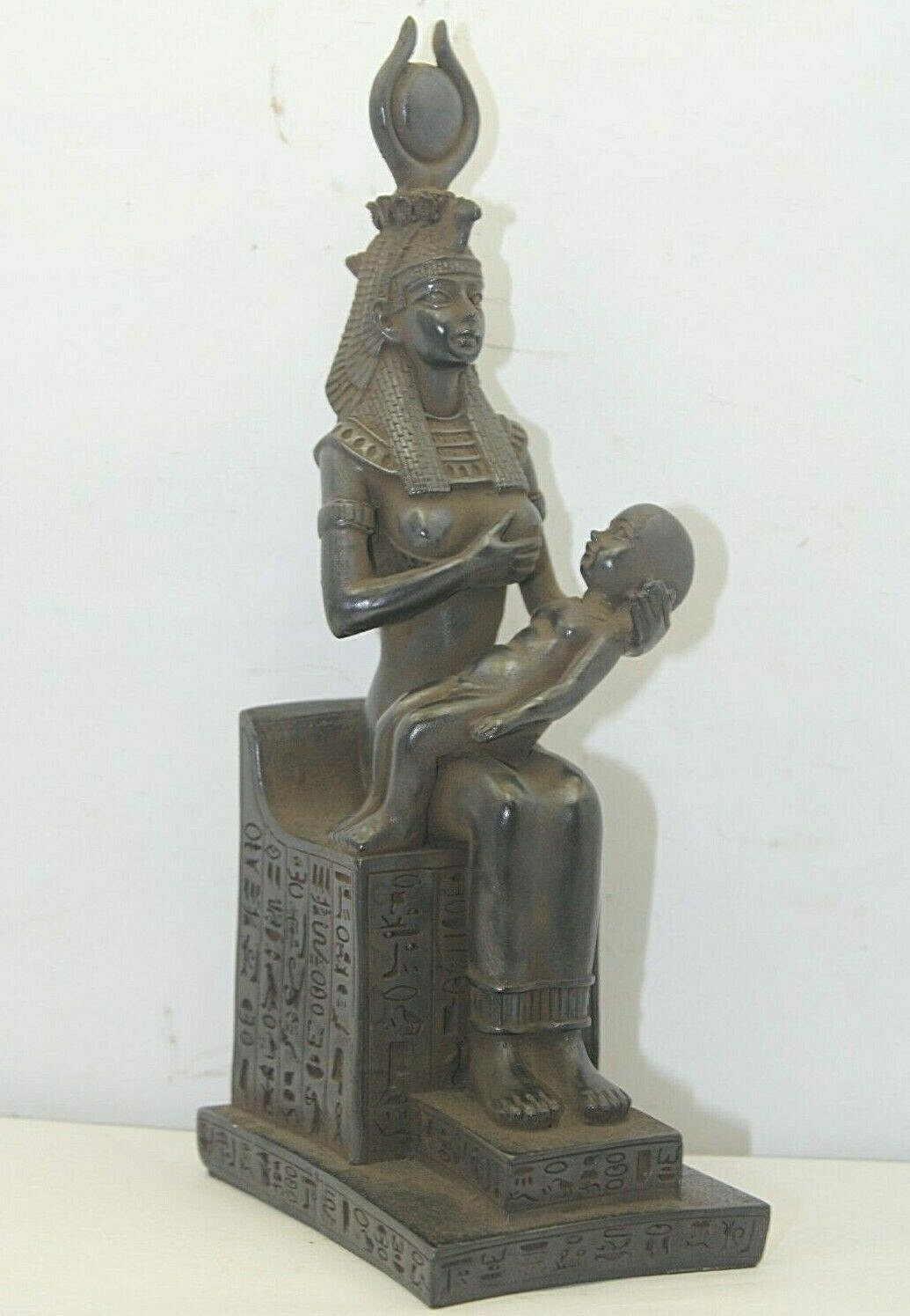 RARE ANCIENT EGYPTIAN ANTIQUE ISIS Nursing Horus Statue Egypt History ...