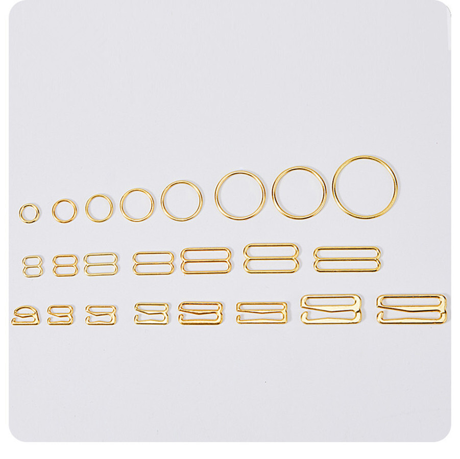 10Pcs Metal Bra Strap Adjuster O 8 9 Slide Rings Hooks 6/8/10/12/15/18 ...