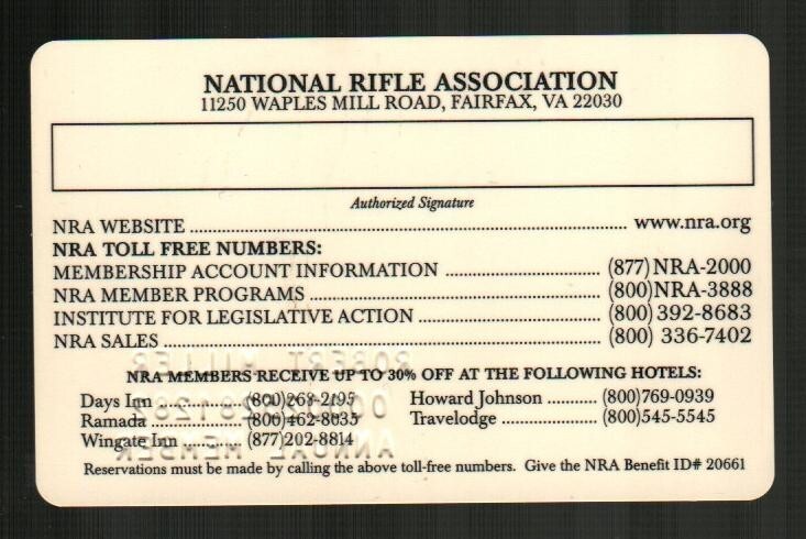 NATIONAL RIFLE ASSOCIATION ( NRA ) Flag ( 2000 ) Millennium Membership ...