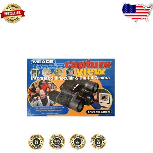 CaptureView 8x22 Digital Camera Binoculars - Compact & Versatile ...