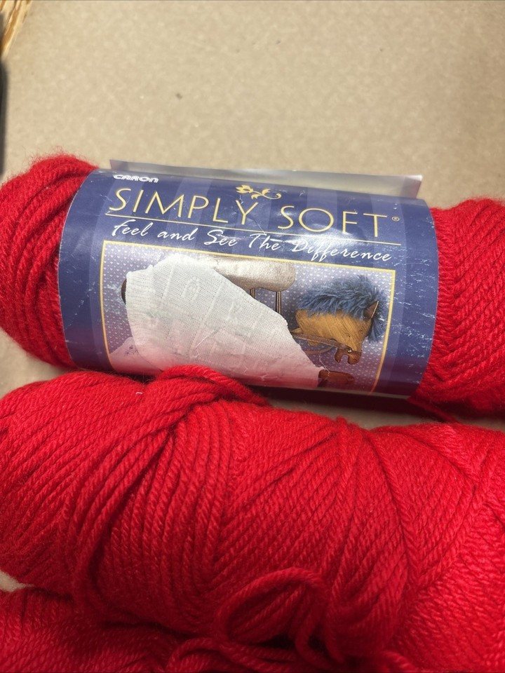 Vintage Lot Of 10 Lion Brand, Caron, Bernat Softee Baby, Angorel Yarn ...