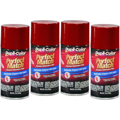 Duplicolor BGM0509 (4-Pack), Aerosol Paint for GM WA9800 Dark Cherry ...