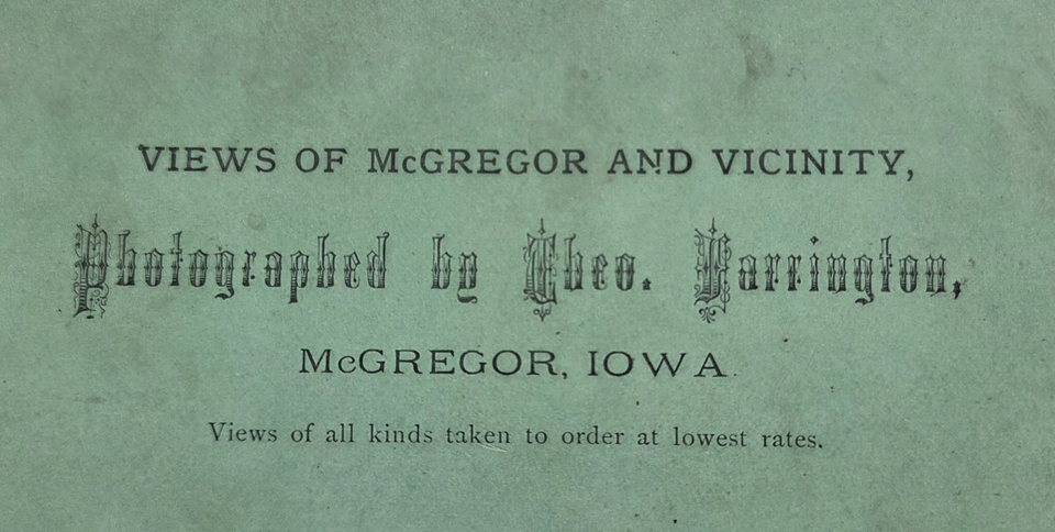 McGregor Iowa, Antique Stereoview card, Large pot in Buell Park, Theo ...