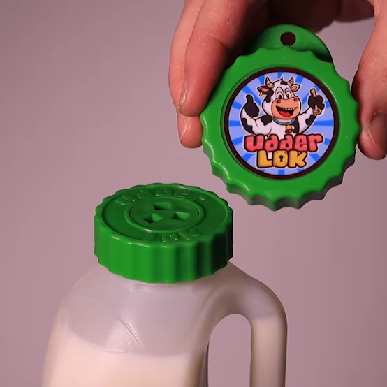 UdderLok - The Original Milk Bottle Lock - Milk Sharer Tea Round Packs ...