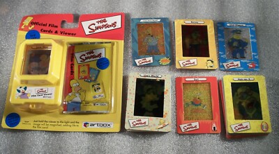 The SIMPSONS SERIES 1 ( ONE ) Filmcardz Trading Card Set Artbox with ...