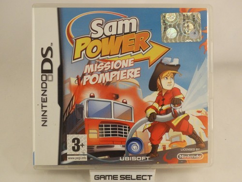 SAM POWER MISSION POMPIER NINTENDO DS 2DS 3DS PAL - ORIGINAL COMPLET ...