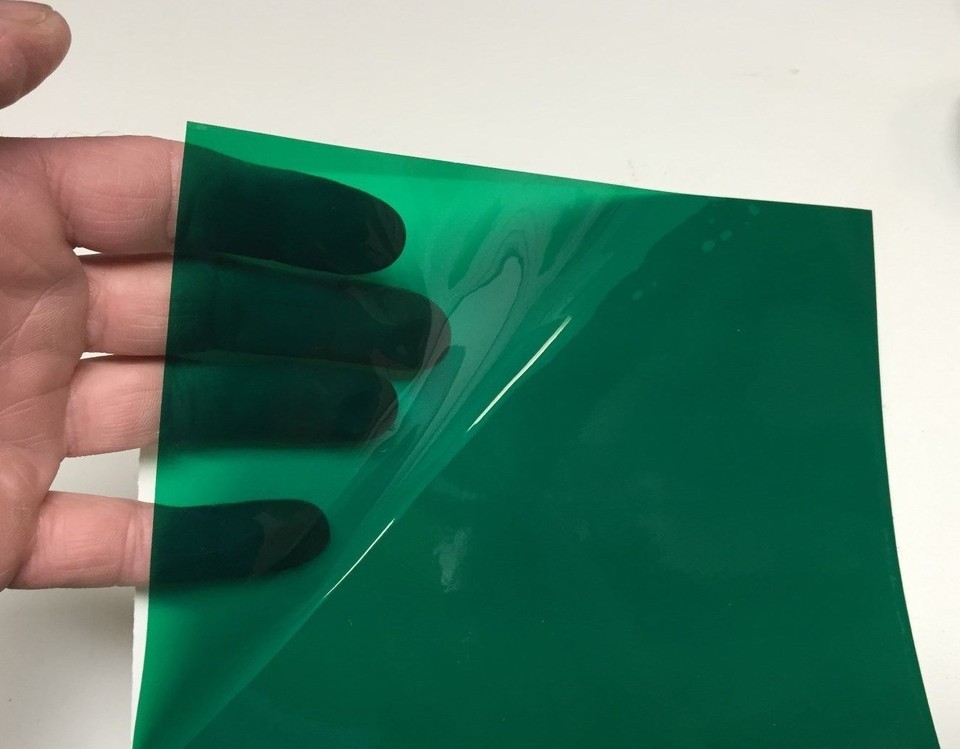 Transparent Colored Vinyl, with adhesive, Pick Your Color and Size ...