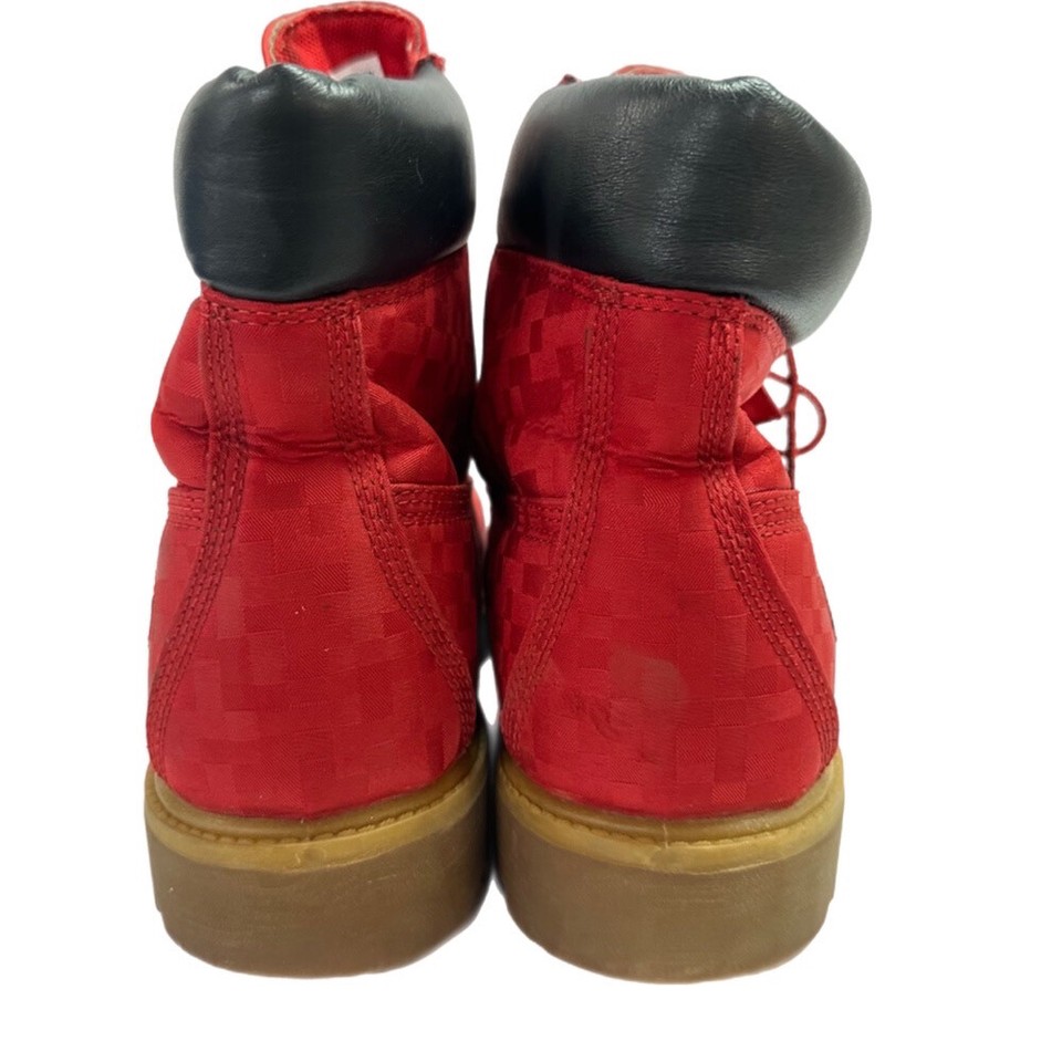 Timberland Limited Release Red Digital 6" Premium Boots SIZE 10 | eBay