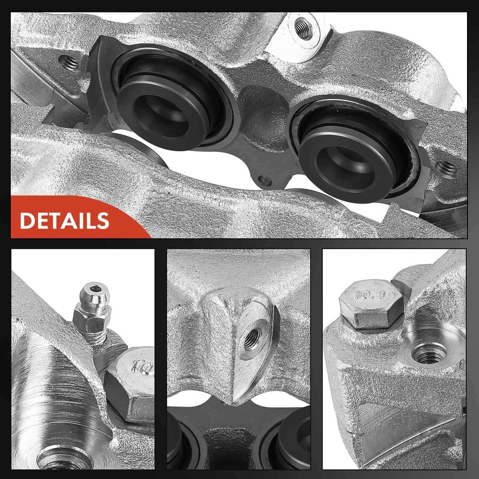 2x Front Left & Right Brake Caliper for Chevy Chevelle 67-68 Buick Olds ...