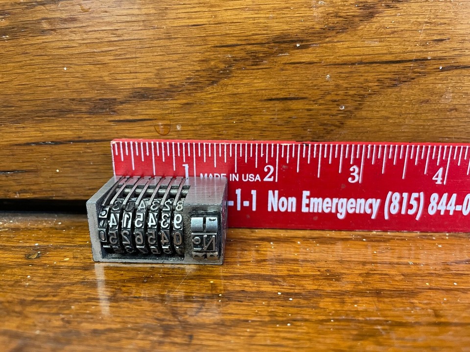 Vintage Bimatic Count 76 Letterpress Numbering Machine - Made In Italy ...