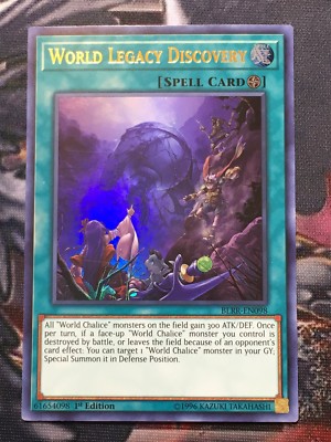 Yugioh! - World Legacy Discovery - BLRR-EN098 - Ultra Rare - 1st ...