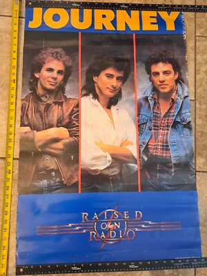 Raised on Radio Journey large Poster Vintage 1986 rock 23×36 | eBay