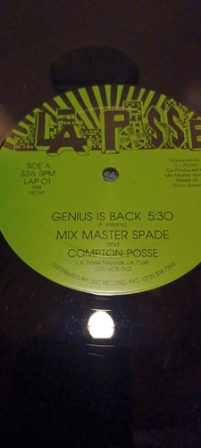 Mix Master Spade & Compton Posse "Genius Is Back" 12" OG Vinyl | eBay